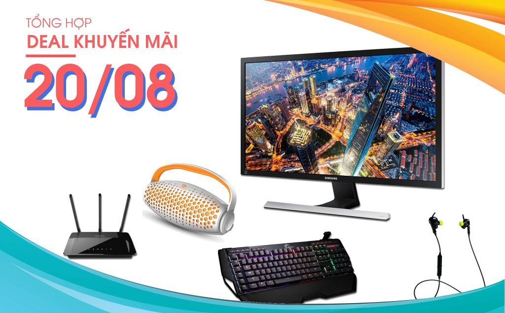 Đồ công nghệ - Tổng hợp deal khuyến mãi 20/08 - Gsm.vn